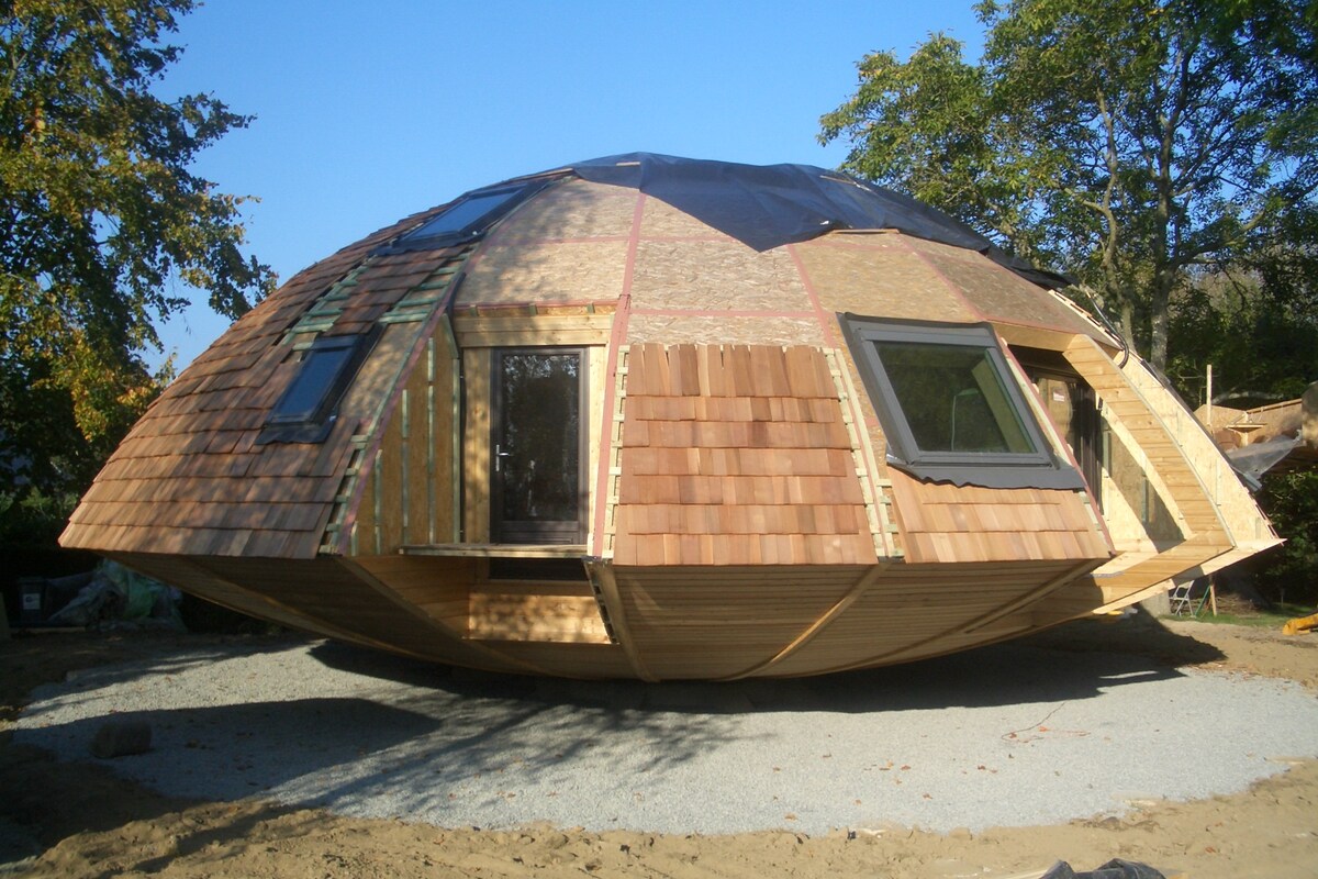 chambre dans un "Domespace" in Saint-Gondran