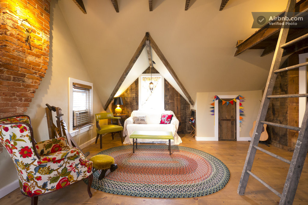 Industrial Inspired Attic Loft in Honey Brook